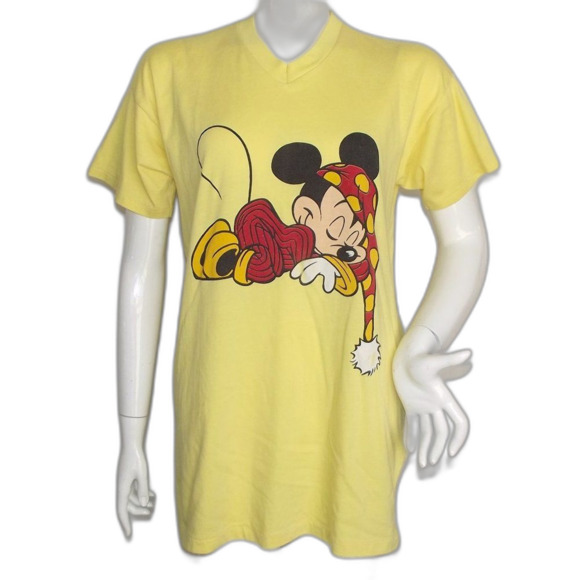 Disney | Intimates & Sleepwear | Vintage Mickey Mouse Nightgown Ml ...